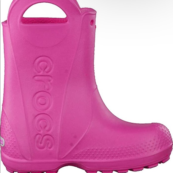 CROCS | Shoes | Crocs Boots Pink Girls Size Junior 2 | Poshmark